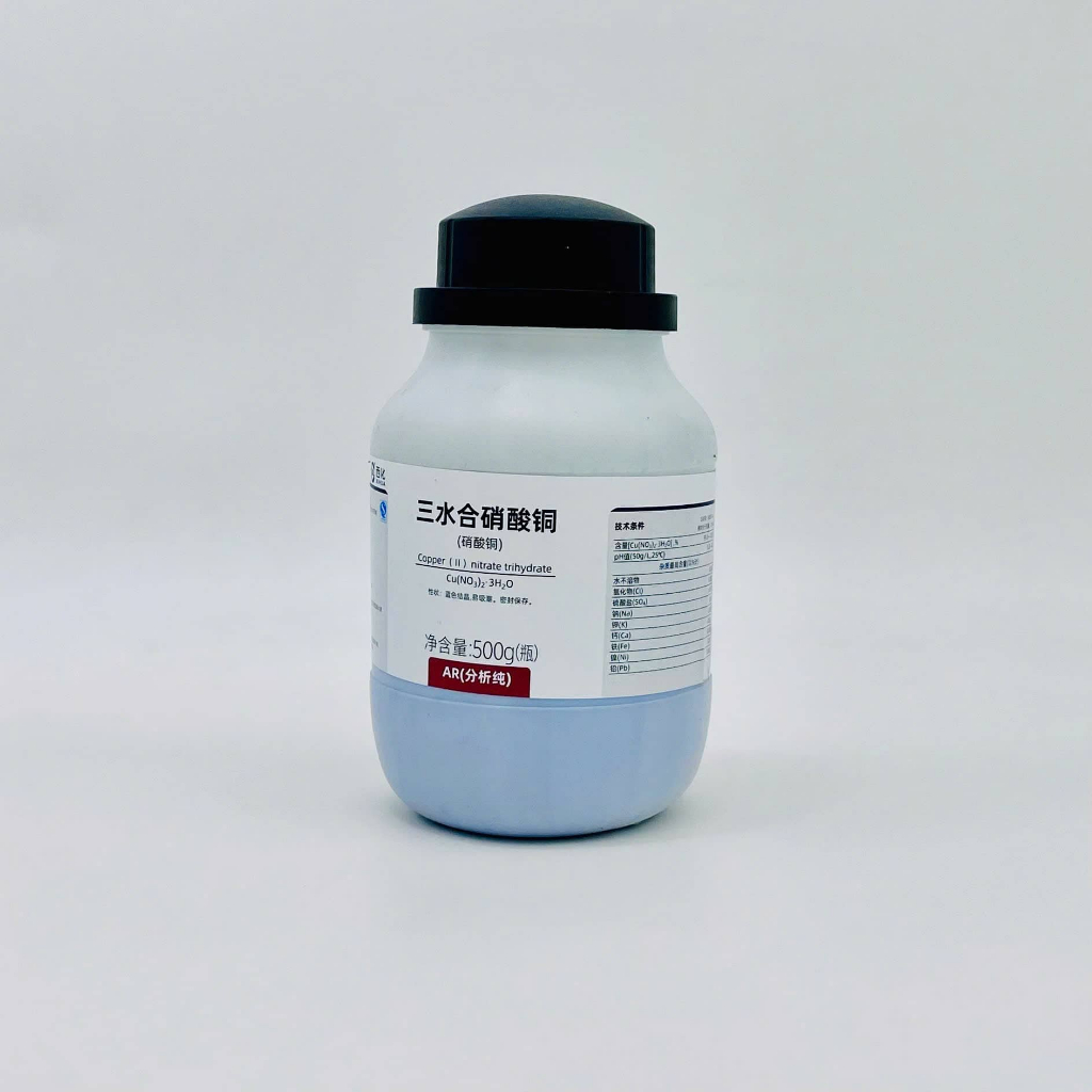 Hóa chất Copper (II) Nitrate trihydrate [Cu(NO3)2.3H2O,AR, Chai 500G ...