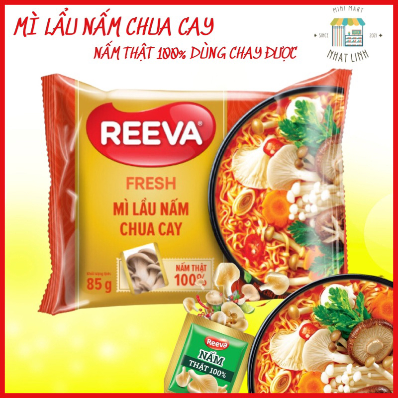 Mì Reeva Mì lẩu nấm chua cay | Shopee Việt Nam