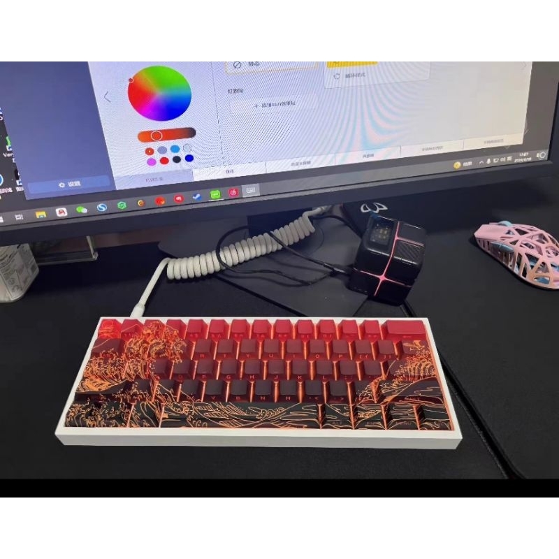 Keycap xuyên led Wooting SÓNG BIỂN và CONTOUR siêu đẹp cho bàn phím cơ ...
