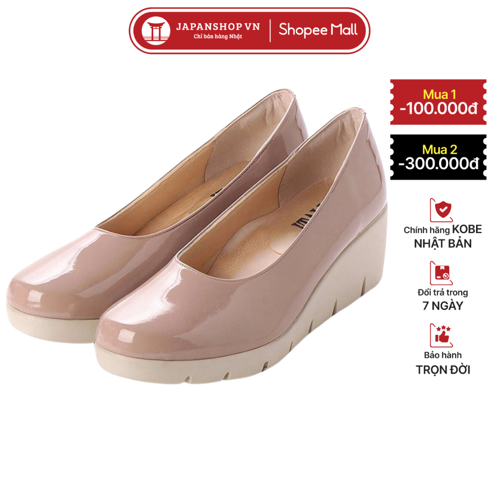 Giày búp bê đế xuồng nữ KOSU độn gót siêu nhẹ cao gót 5,5cm K-20601 ...