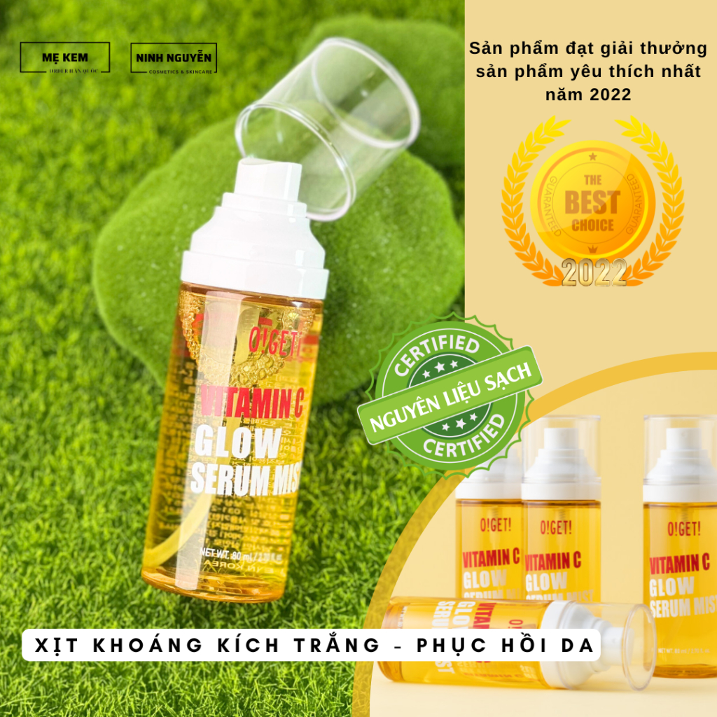 Xịt khoáng Vitamin C Ogeti | Shopee Việt Nam