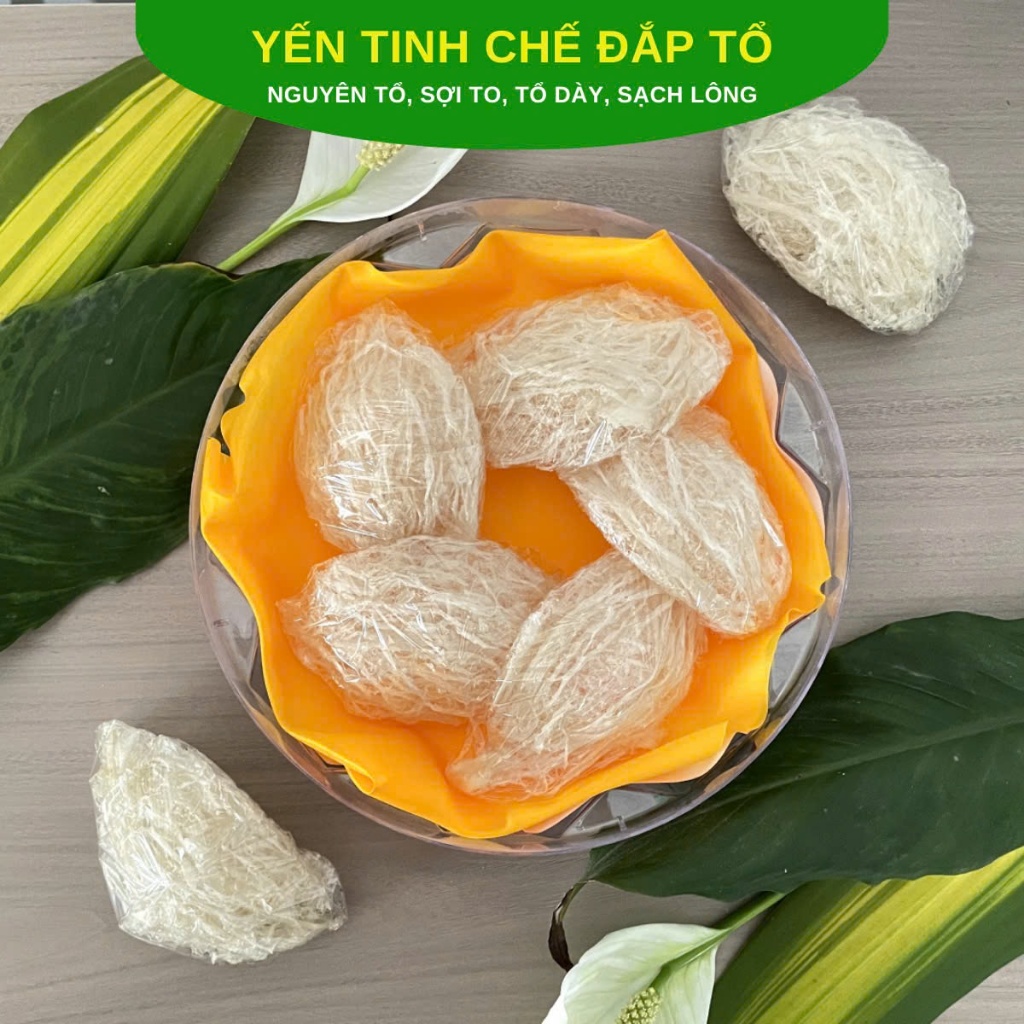 [Tổ Yến Tinh Chế Cỡ To - 20g Dùng Thử] Yến Nguyên Tổ, Sợi To Dài, Đắp ...
