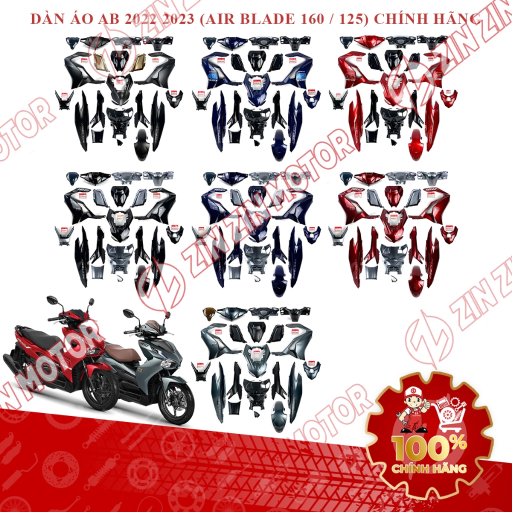 Dàn Áo AB 2022 2023, AirBlade 160 2022 2023, Air Blade 125 2022 2023 ...