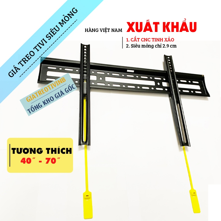 Giá treo tivi, Kệ treo tivi, Khung treo tivi thẳng tường A3F / ErgoTek E93 40 - 75 Inch - Siêu ...