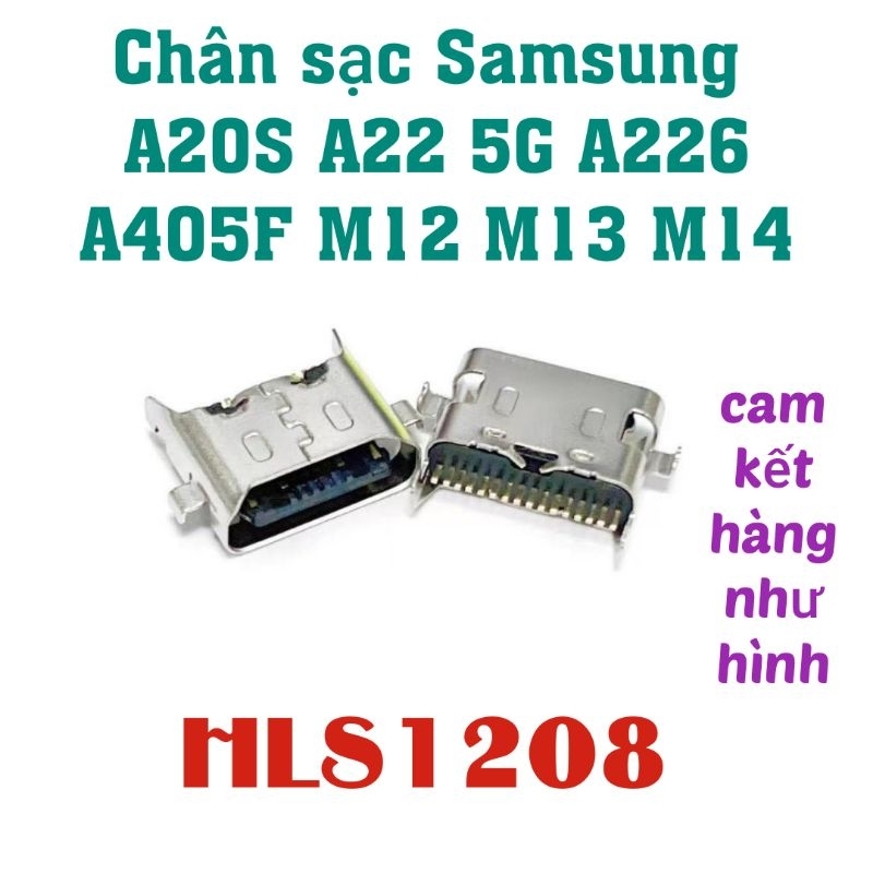 10 cái Chân Sạc Samsung A20s A22 5G A226 /A04 / A045F / M12 / M13 / M14 ...