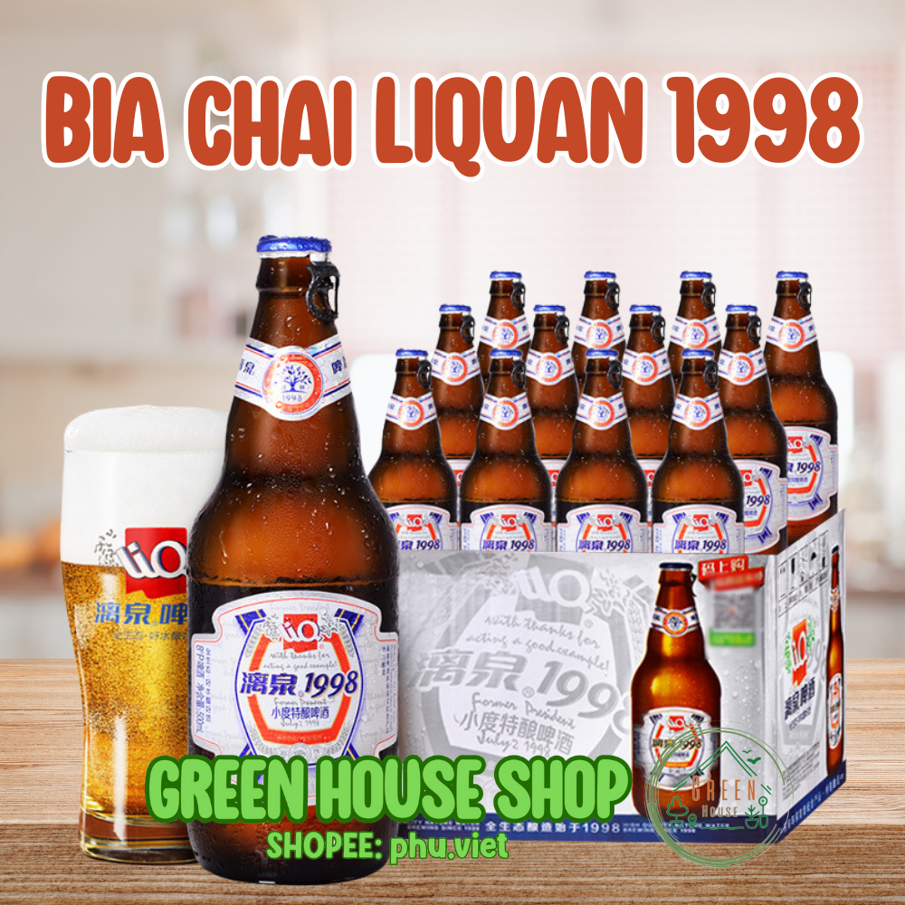 [HÀ NỘI] Sỉ 1 thùng 12 chai bia Liquan 1998, bia Trung Quốc nhập khẩu ...