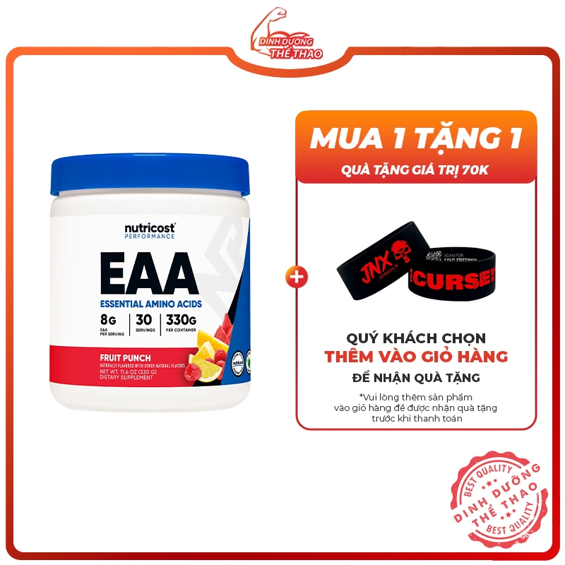 Nutricost Eaa 30 Ser Hỗ Trợ Chống Dị Hóa Cơ Bắp, Tăng Sức Bền Khi Tập Luyện, Giúp Phục Hồi Và ...