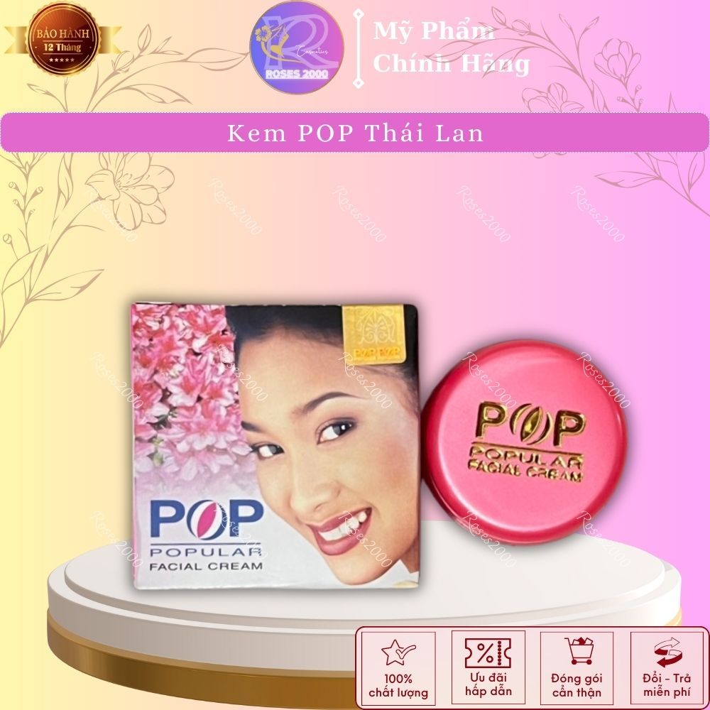 Kem POP Thái Lan dưỡng trắng da ( Hàng Chuẩn ) - lẻ 1 hũ | Shopee Việt Nam