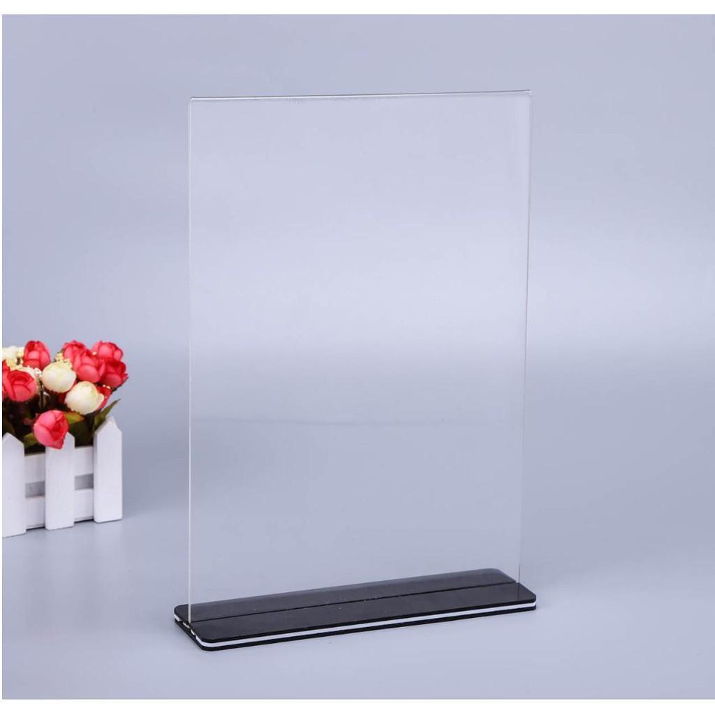 Kệ Mica Menu Mica A4 A5 A6 standee mica Bảng Mica Để Bàn Kệ Mica Trưng ...