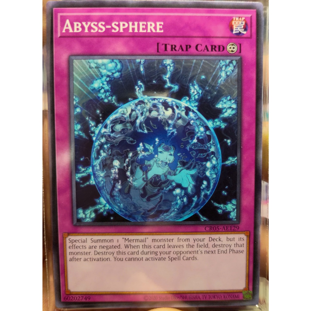 [KW2 Yugioh] [EN-AE] Thẻ bài CR05-AE129 Abyss-sphere - Common | Shopee ...