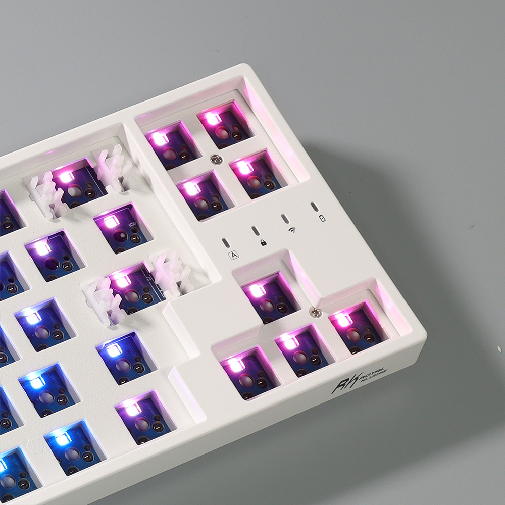 FREESHIP KIT Bàn phím cơ RK871/RK68 Plus, RK G68 Led RGB - Bluetooth 5.1 | Wireless 2.4G | Dây ...