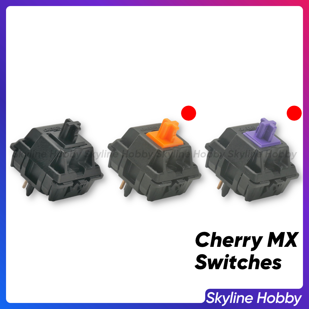Switch bàn phím cơ Cherry MX - Black HyperGlide, HG Black, Orange, Purple, MX2A Switch | Shopee ...