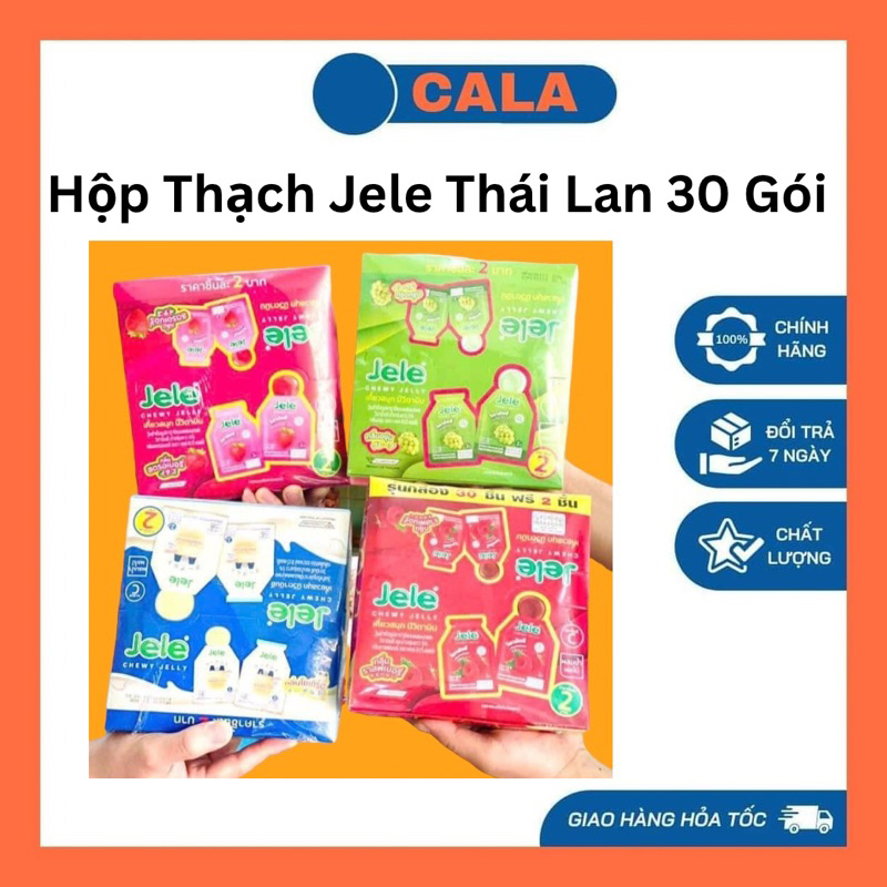 Hộp Thạch Jele Thái Lan 30 Gói | Shopee Việt Nam