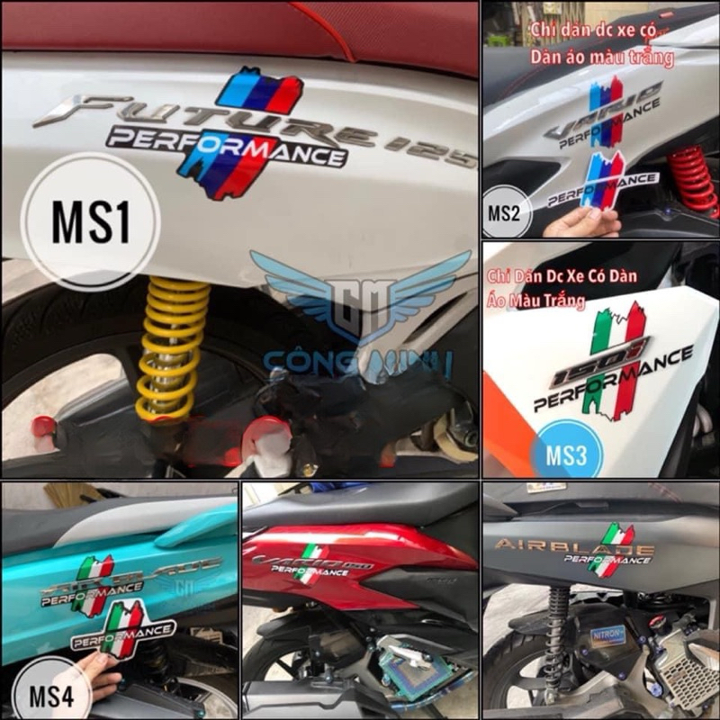 Tem Performance Decal PVc Cao Cấp SHIN LUNG công nghệ in Nhật Bản chống ...
