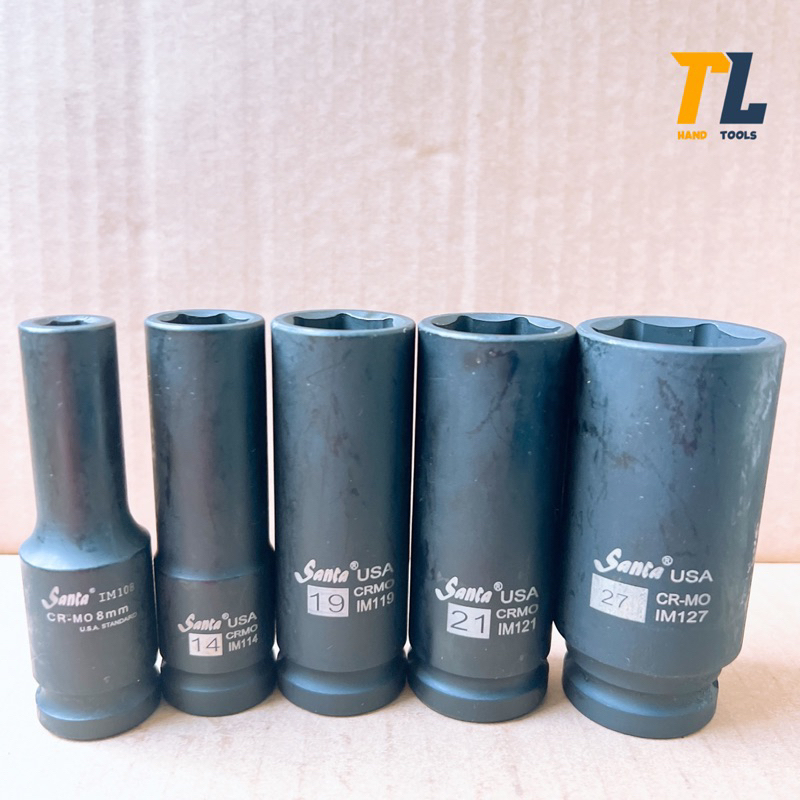 Tuýp khẩu 1/2inch đen dài 78mm đủ size 8mm đến 38mm Santa | Shopee Việt Nam