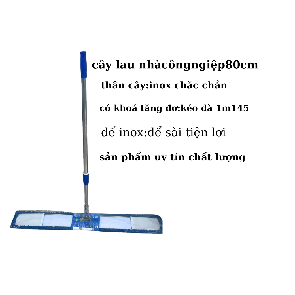 Cây lau nhà công nghiệp san hô 80cm90cm cây lau nhà tự vắt tấm lau ...