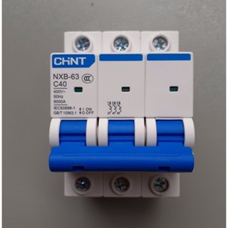 Aptomat MCB 1P 2P AC 220V CHINT NXB 16A đến 63A át tép cb mcb bảo vệ chống ngắn mạch quá tải ...
