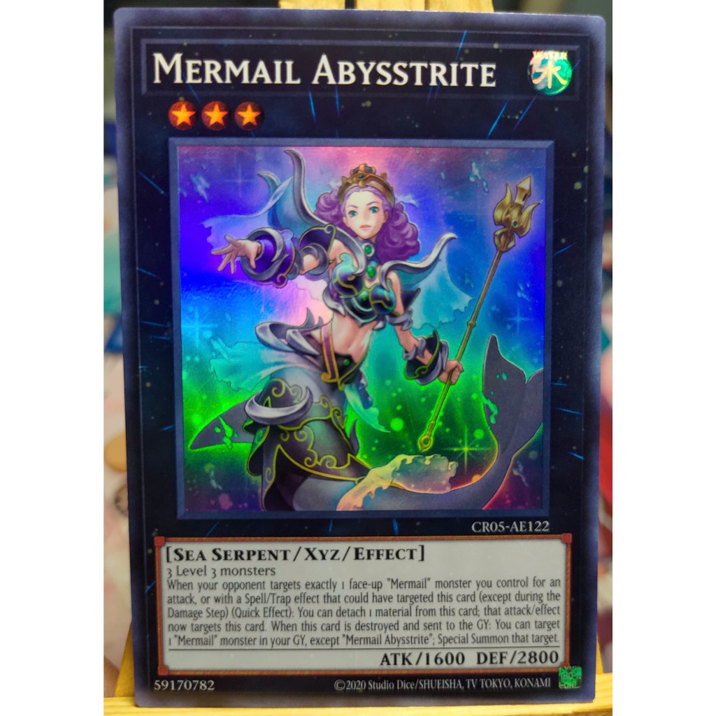 [KW2 Yugioh] [EN-AE] [Waifu] Thẻ bài CR05-AE122 Mermail Abysstrite ...