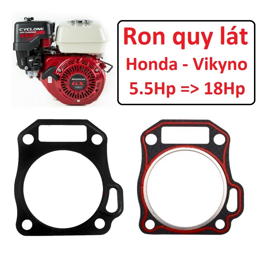 Ron gioăng quy lát mặt máy xăng 5.5 6.5 7.5 9 13 15 18 HP Vikyno 168F ...
