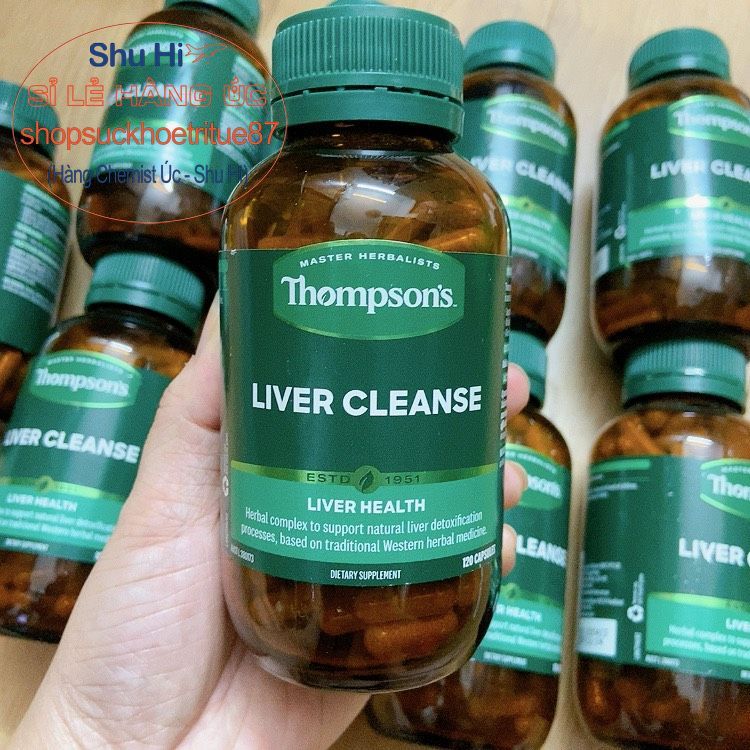 Viên uống Thompson's Liver Cleanse 120 viên, giải độc gan tự nhiên, lợi ...