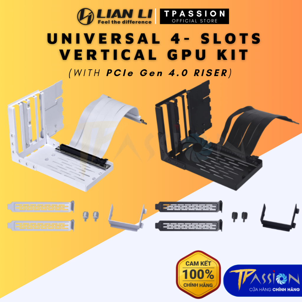 Bộ giá dựng VGA LIAN LI UNIVERSAL 4 - SLOTS VERTICAL GPU KIT ( KÈM ...