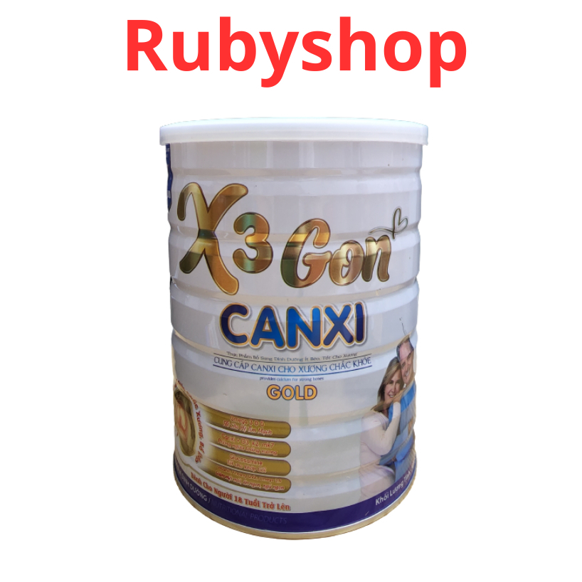 [ Ruby shop ] Sữa X3 GON CANXI GOLD bổ sung canxi cho xương chắc khỏe - 900 gr/hộp | Shopee Việt Nam
