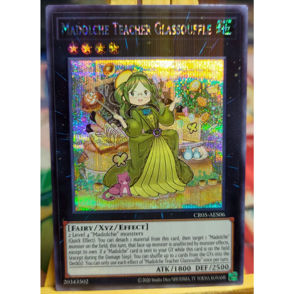 [KW2 Yugioh] [EN-AE] Thẻ bài CR05-AES06 Madolche Teacher Glassouffle | Shopee Việt Nam