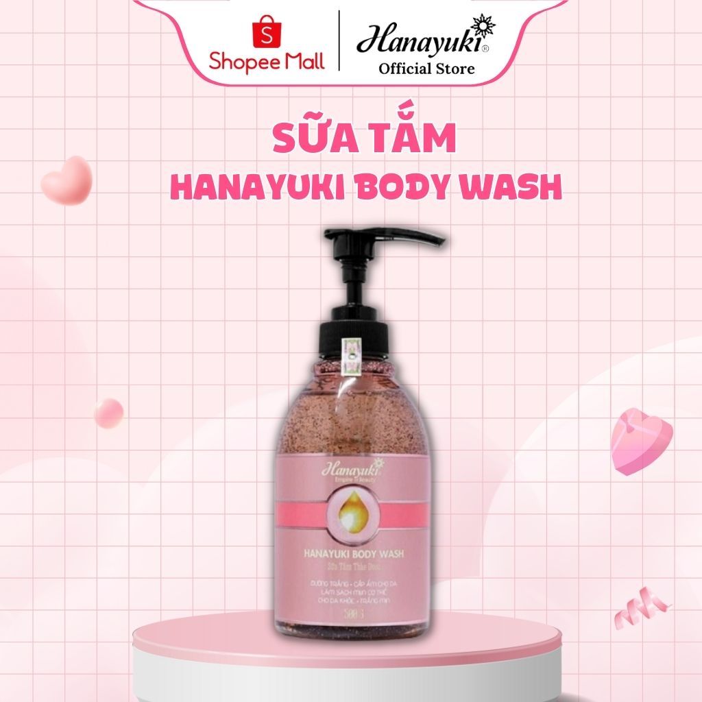 Sữa Tắm Hanayuki Body Wash Trắng Da Dưỡng Ẩm Hanayuki Chính Hãng ...