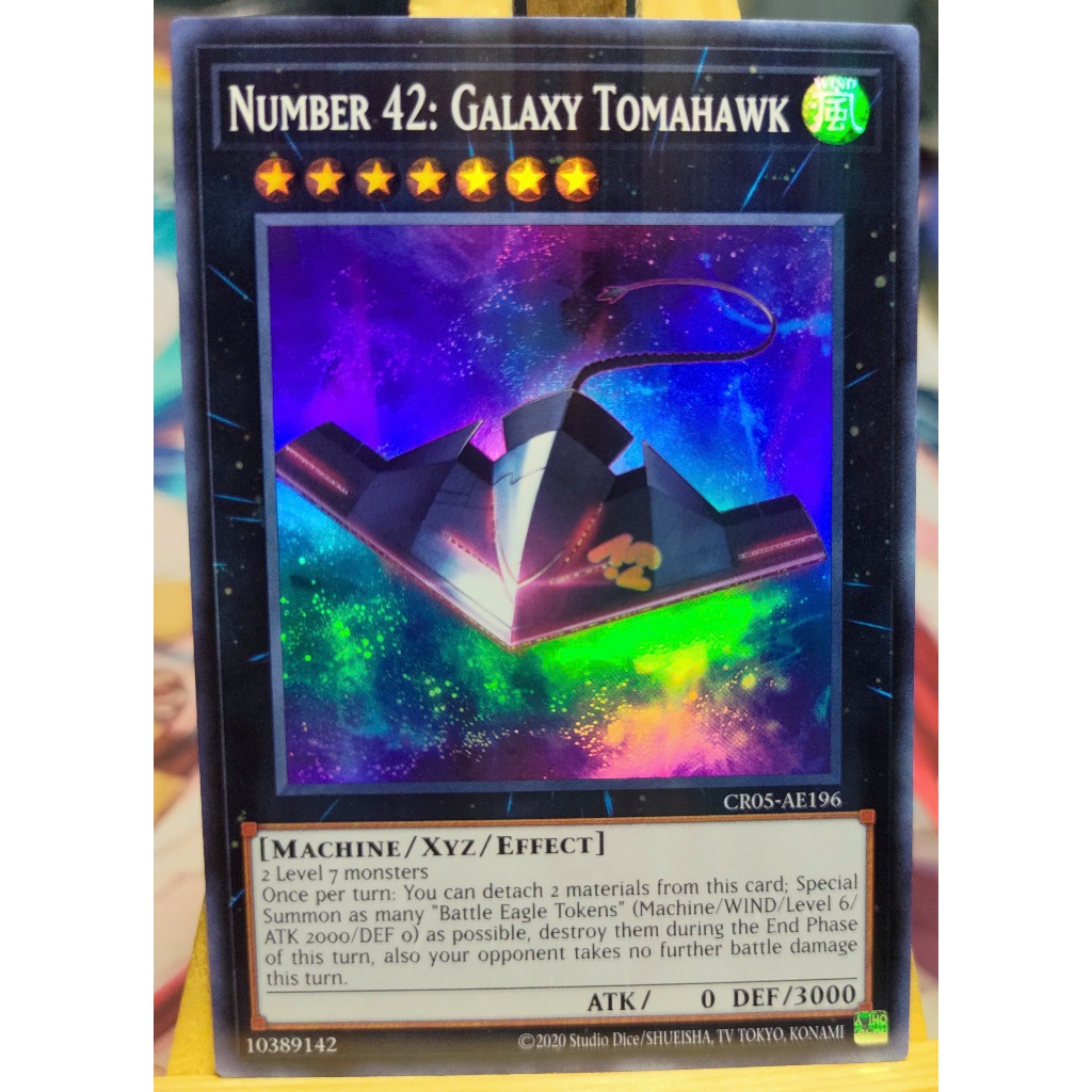 [KW2 Yugioh] [EN-AE] Thẻ bài CR05-AE196 Number 42: Galaxy Tomahawk ...