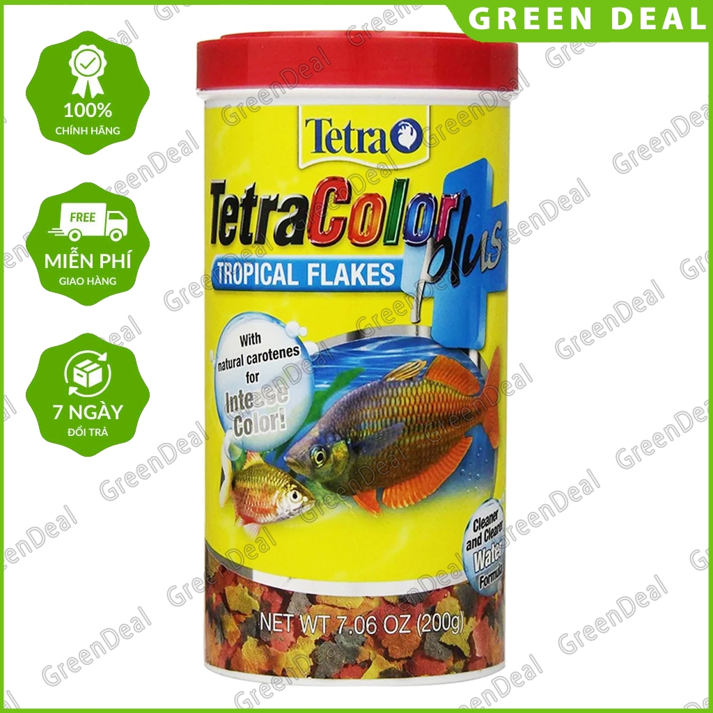 TETRA - Tetra Color Plus Tropical Flakes (Hộp 200 gram) | Thức ăn hỗ ...