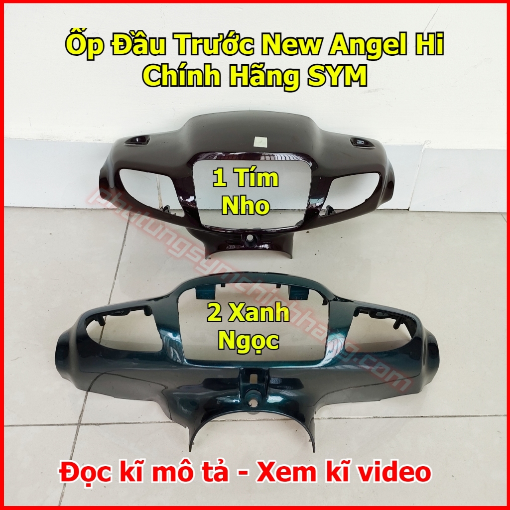 Ốp Đầu Trước/ Nắp Tay Lái Trước New Angel Hi 80cc Chính Hãng SYM | Tồn ...