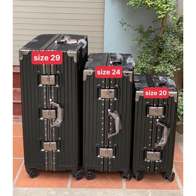 Vali khung nhôm khóa sập cao cấp, size 20/24/29 inch, hàng loại 1 giá ...