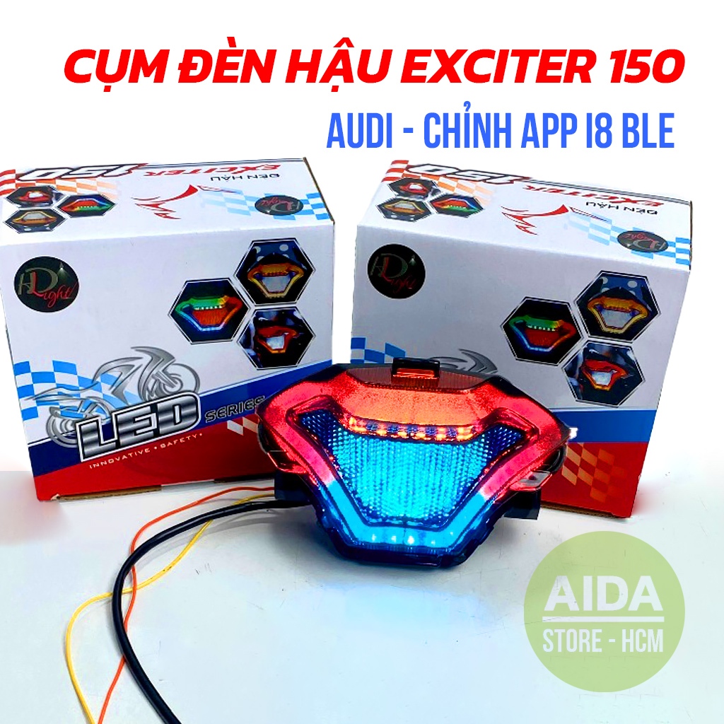 Cụm led hậu I8 BLE K2 cho Exciter 150 chỉnh app phụ tùng | Shopee Việt Nam