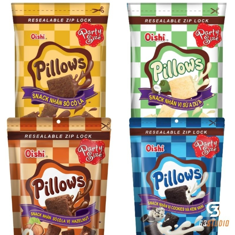 PILLOWS OISHI CÁC VỊ | Shopee Việt Nam