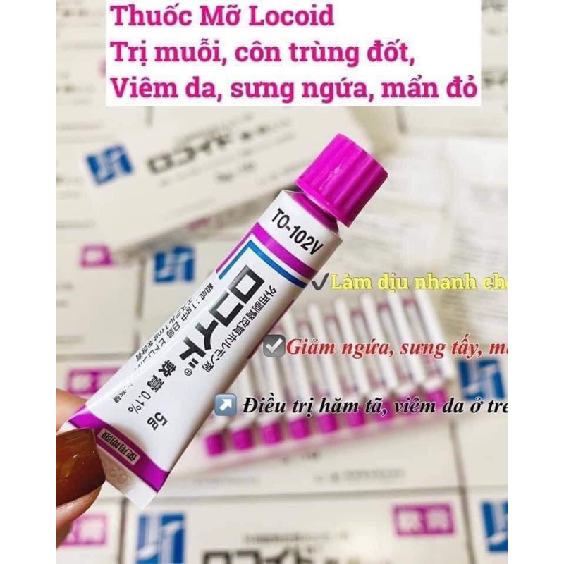 Kem bôi vết đốt côn trùng, muỗi đốt Rokoito Locoid Ointment 5g | Shopee ...