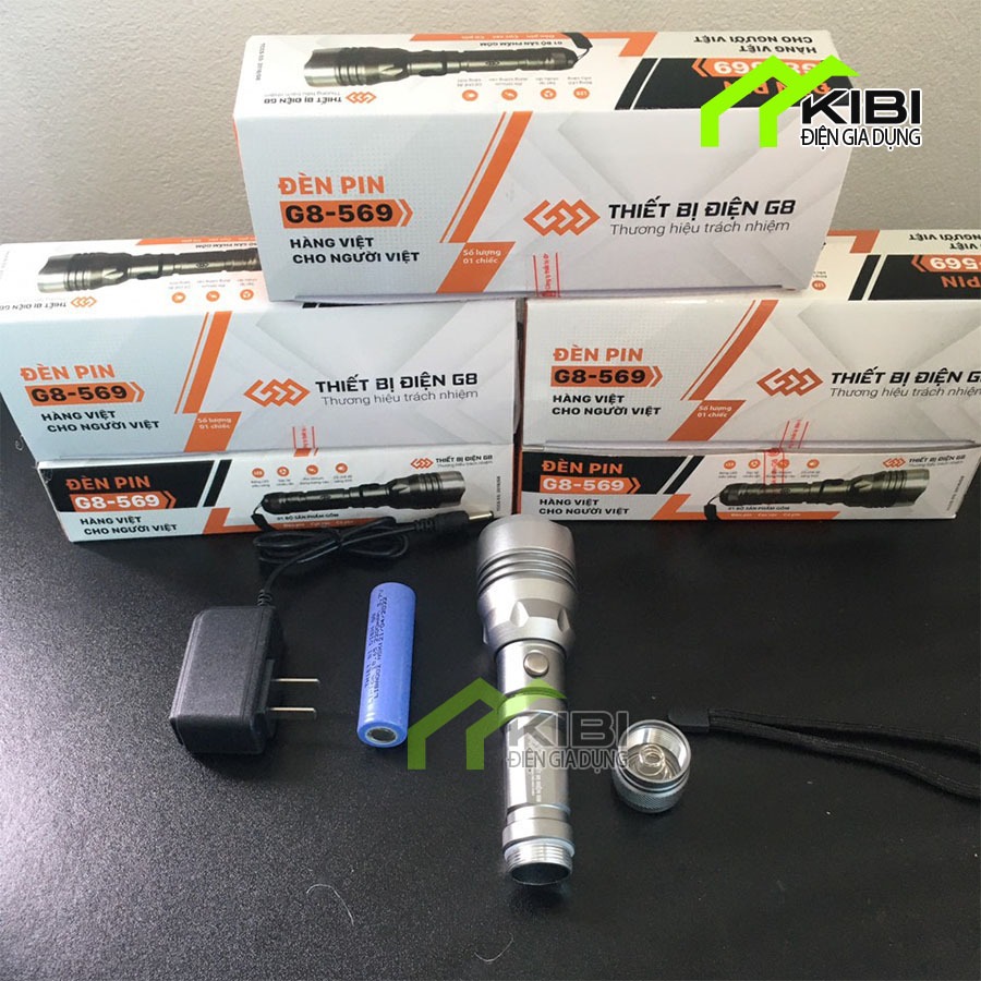 Den pin sieu sang, đèn pin chống nước G8 - 569 | Shopee Việt Nam