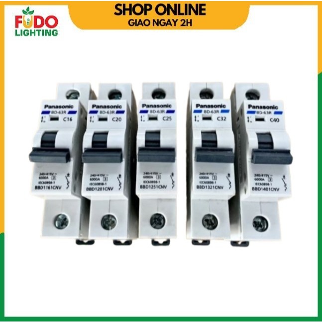 CB 1P Aptomat CB chống quá tải Panasonic 1P 10A 16A 20A 25A 32A 40A 50A 63A ( 1 cái ) | Shopee ...