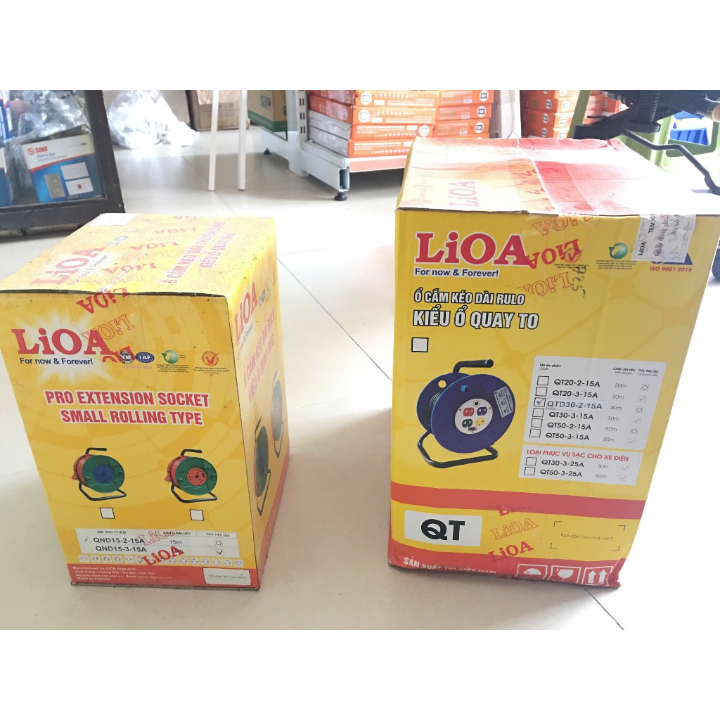 Ổ Cắm Điện Kéo Dài Rulo Lioa Dây 15m 20m 30m 50 mét Bền Bỉ Chịu Dòng ...