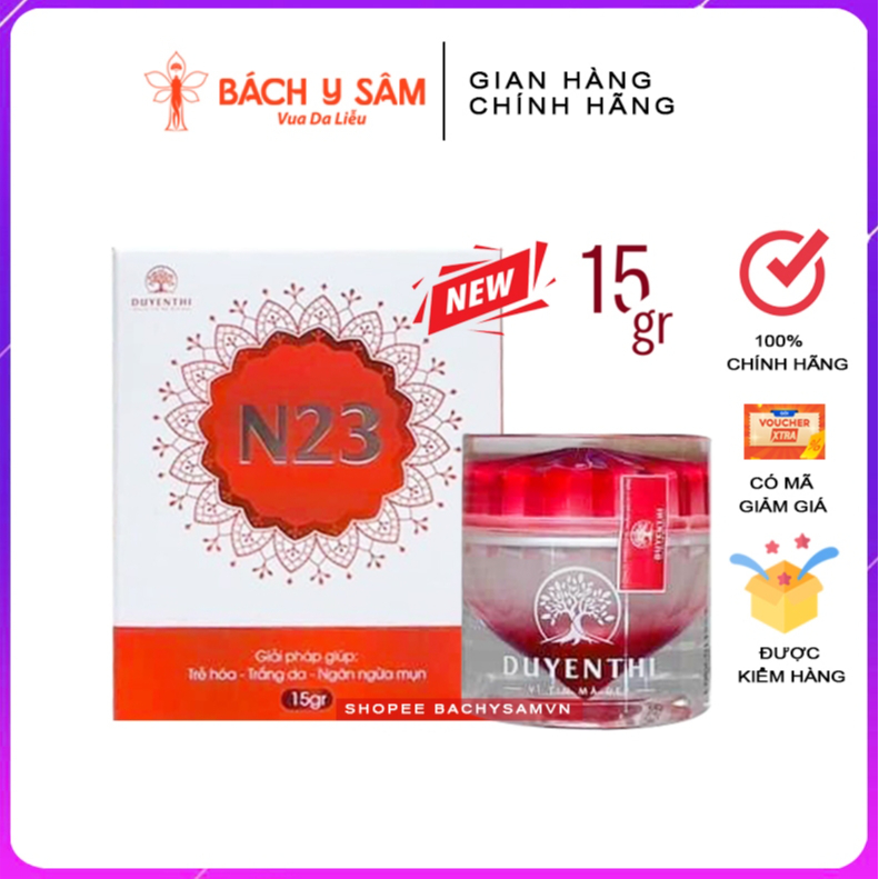 Kem N23 Duyên Thị Bách Y Sâm - Cấp Ẩm, Làm Trắng Da Và Mờ Nếp Nhăn Hộp ...