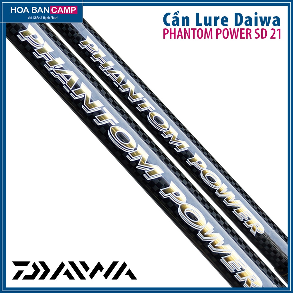 Cần Lure Daiwa Phantom Power SD 21 | 2 Khúc - Khoen Fuji Alconite chân K, Tải Mồi Max 110g ...