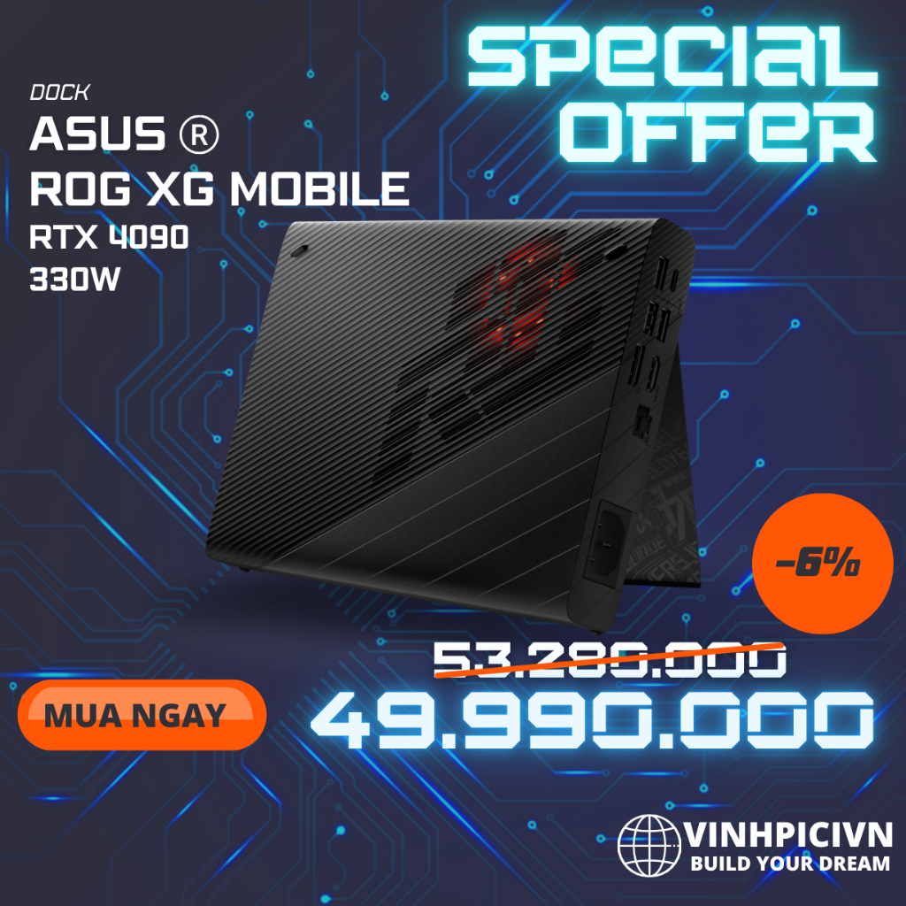 EGPU Asus ROG XG Mobile NVIDIA GeForce RTX 4090 Laptop GPU 16G GDDR6 [NEW] | Shopee Việt Nam