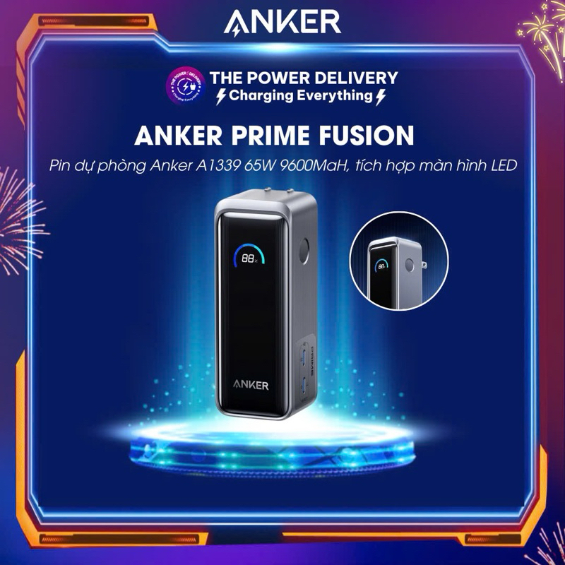 Pin dự phòng Anker Prime Power Bank A1339 dung lượng 9600mah, công suất ...