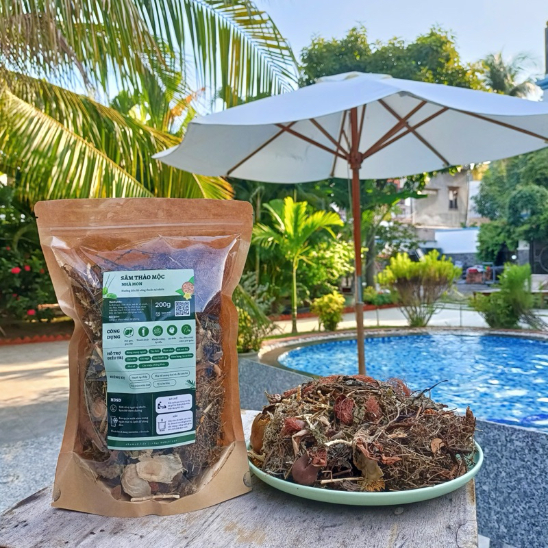 Sâm giải nhiệt, mát gan Nhà Mon - gói 180gr | Shopee Việt Nam