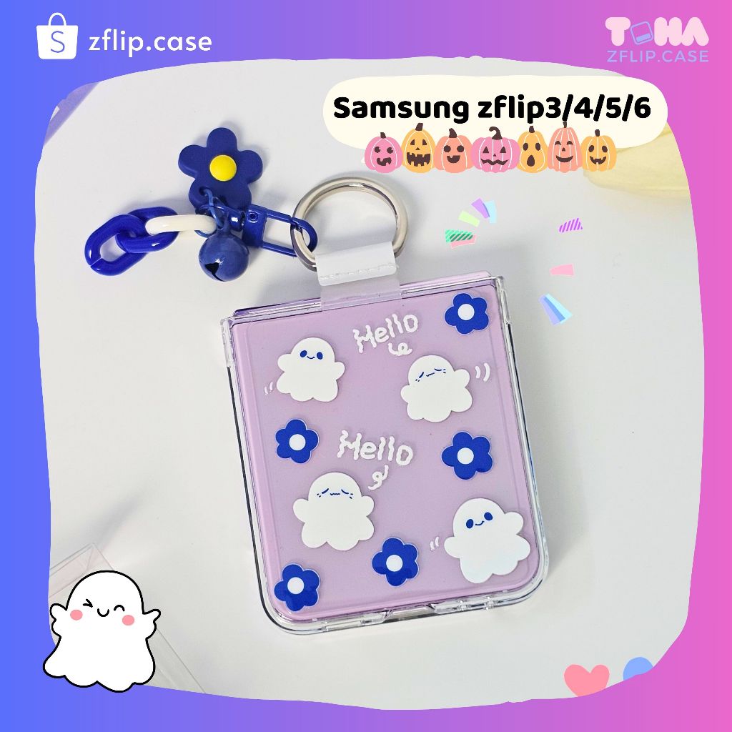 [SẴN] Ốp Lưng Zflip6/Z Flip 5/ Z Flip 4/ Z Flip 3 Ring Halloween Dễ ...