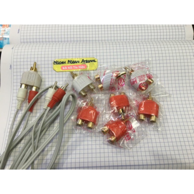 Jack chia AV RCA 1 ra 2. Báo giá 1 cái. hàng nhập khẩu chất lượng ...