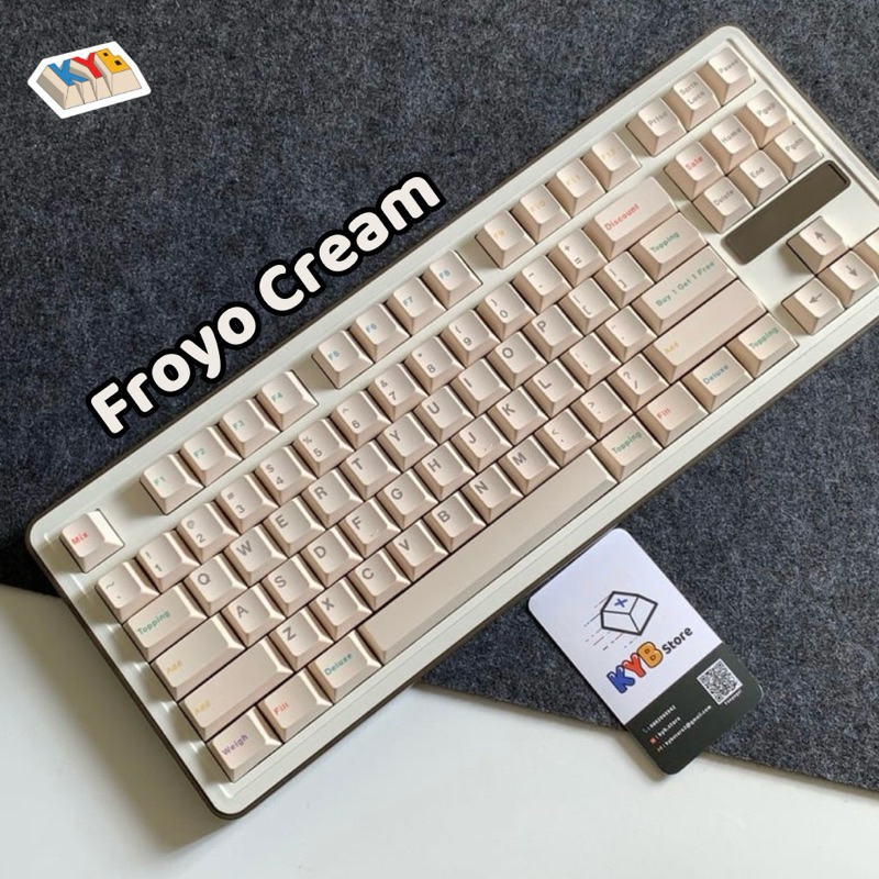 Keycap Froyo Cream Profile Cherry | 140 Key | Shopee Việt Nam