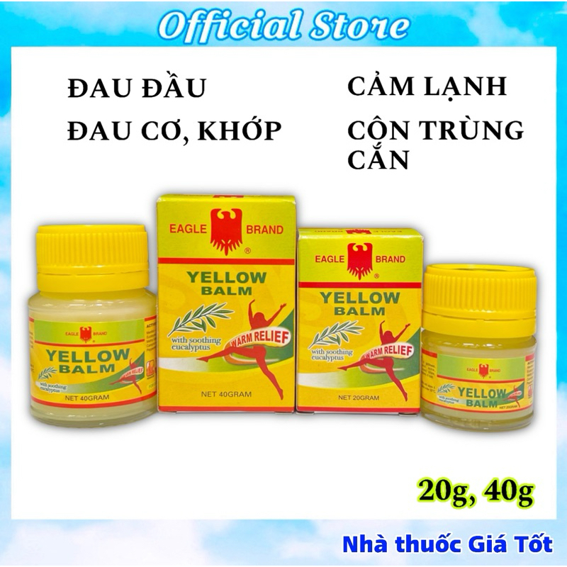 Cao vàng Con Ó YELLOW BALM Dầu cù là con Ó Hàng Chính Hãng | Shopee ...