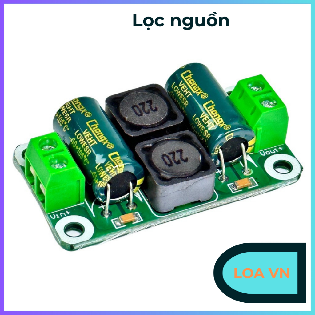 Module lọc nguồn Audio, mạch giảm nhiễu cho loa DC EMI 4A từ Loa VN ...