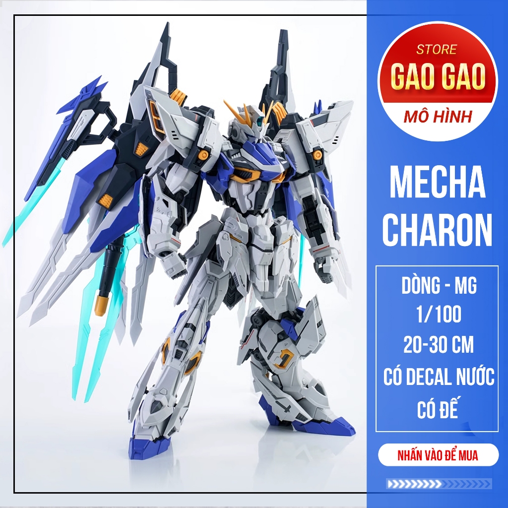 Mô hình lắp ráp Charon Mecha Full phụ kiện (tặng Đế độc quyền + Decal ...