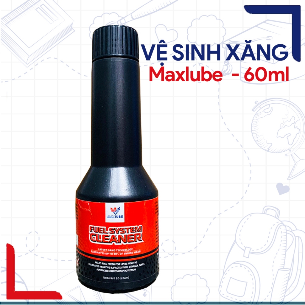 Phụ Gia Maxlube Fuel System Cleaner 60ml, Giúp Tẩy Muội Than Carbon ...
